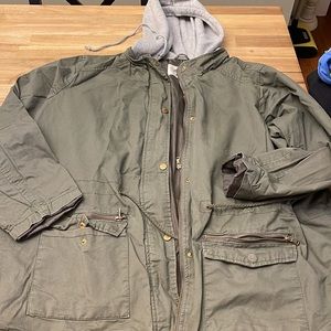 Outer Edge | Jackets & Coats | Trenchcoat W Hoodie Outer Edge | Poshmark